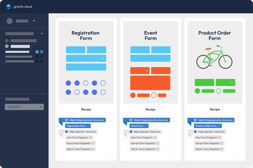 Gravity Cloud - Composable Gravity Forms